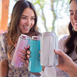 Simple Modern Skinny Can Cooler | Slim Insulated Stainless Steel Drink Sleeve Holder | Insulate Hard Seltzer, Soda, Beer, Energy Drinks | Gift for Women Her | Ranger Collection | Slim 12oz | Alpenglow