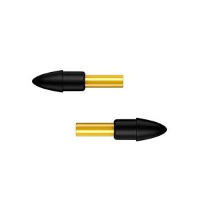 bbata replacement stylus tips for digital pen, screw in/out type pencil nibs, 2 pack, black