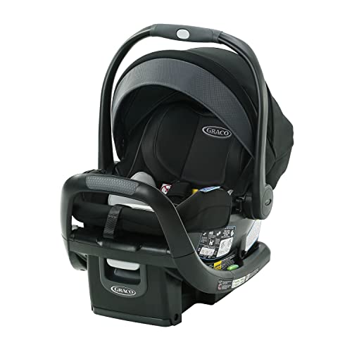 GRACO, SnugFit 35 DLX Infant Car Seat Baby Car Seat with Anti Rebound Bar, Spencer, 27.5x17.5x25.5 Inch (Pack of 1)