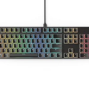 Glorious Aura V2 (Black) - PBT Pudding Keycaps for Mechanical Keyboards - ANSI (US), ISO Compatible - Supports Full Size, TKL, 75%, 60% Layouts