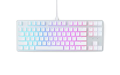 Glorious Aura V2 (White) - PBT Pudding Keycaps for Mechanical Keyboards - ANSI (US), ISO Compatible - Supports Full Size, TKL, 75%, 60% Layouts