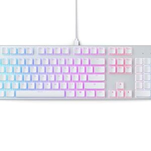 Glorious Aura V2 (White) - PBT Pudding Keycaps for Mechanical Keyboards - ANSI (US), ISO Compatible - Supports Full Size, TKL, 75%, 60% Layouts