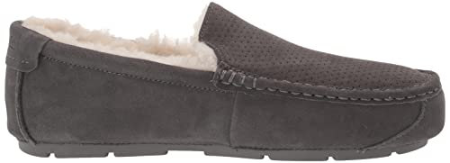 Koolaburra by UGG Men's Tipton Emboss Slipper, Stone Grey, 9