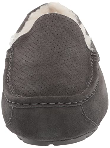 Koolaburra by UGG Men's Tipton Emboss Slipper, Stone Grey, 9