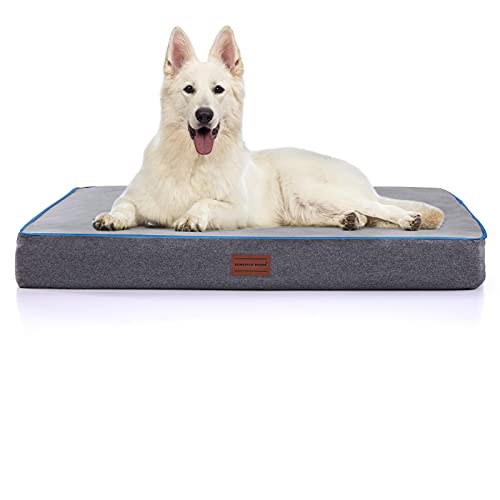 SunStyle Home Dog Bed for Large Dog Bed Small Dog Bed L Dog Bed Up to 50/75/100lbs Orthopedic Egg Crate Foam