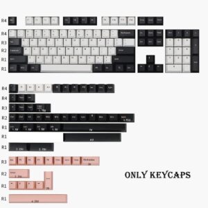 Gliging PBT Olivia Keycaps 168 Keys Cherry Profile Thick PBT 61/64/75/78/85/87/104/108 Cherry MX Switch Mechanical Keyboards