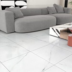 westick peel and stick floor tile 12 x 12 inch 20 pcs white marble adhesive vinyl flooring bathroom peel and stick floor vinyl tiles self stick on floor tiles linoleum laminate sheets for bedroom