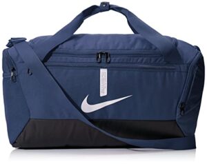 nike unisex's academy team-sp21 sports bag, midnight navy/black/white, one size,41l