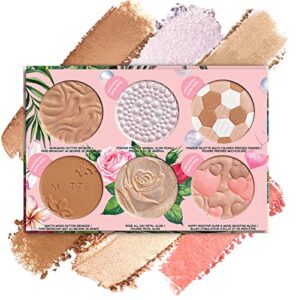 physicians formula all-star face palette holiday gift set for women bronzer, blush, powder makeup collection | christmas | dermatologist tested, clinicially tested