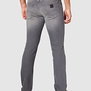 A|X Armani Exchange Men's 5 Pocket Light Slim Jeans, Grey Denim, 36R