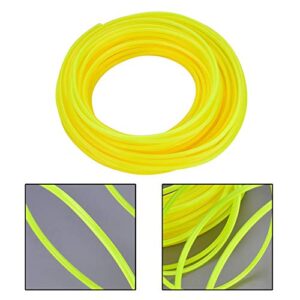 Round Trimmer Cord, Mower Line, Strimmer Cord, Nylon Round Line, Trimmer Line, for Lawn Mower Brush Cutter Grass Trimmer Strimmer(3.0mm*15m-yellow)