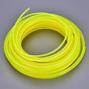 Round Trimmer Cord, Mower Line, Strimmer Cord, Nylon Round Line, Trimmer Line, for Lawn Mower Brush Cutter Grass Trimmer Strimmer(3.0mm*15m-yellow)