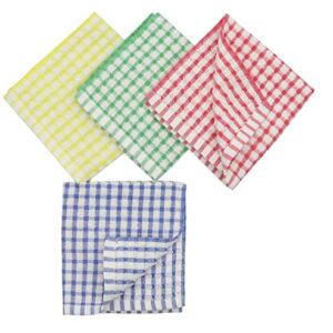 HFGBLG Cotton Terry Kitchen Dish Cloths, Soft Absorbent Tidy Kitchen Dish Towels (Mix Color, 11.8 Inch x 11.8 Inch)