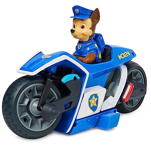 Paw Patrol, Chase RC Movie Motorcycle, Remote Control Car Kids Toys for Ages 3 and up