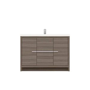 Alya Bath Sortino Bathroom Vanity, Gray