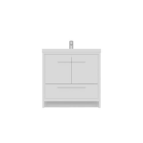 Alya Bath Sortino Bathroom Vanity, White