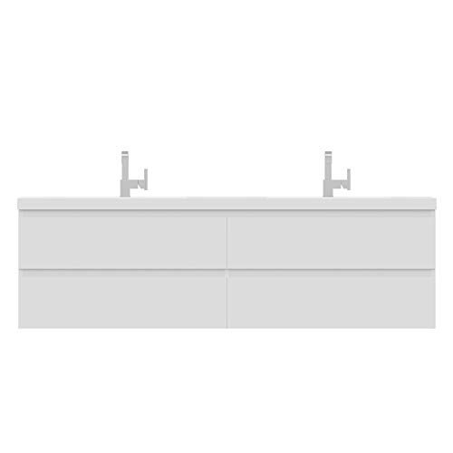 Alya Bath Paterno Bathroom Vanity, White