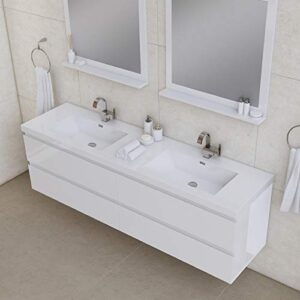 Alya Bath Paterno Bathroom Vanity, White