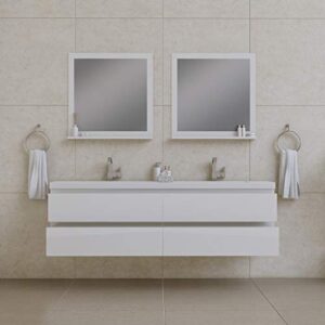 Alya Bath Paterno Bathroom Vanity, White