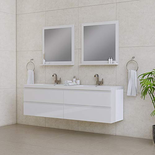 Alya Bath Paterno Bathroom Vanity, White