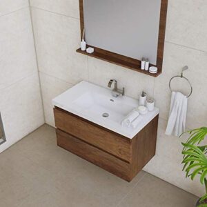 Alya Bath Paterno Bathroom Vanity, Gray