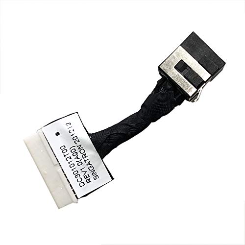 GinTai DC Power Jack in Cable Plug Replacement for DELL Alienware 17 51m P38E DC301012T00 CHA01 DF23M 0DF23M/for Dell Alienware Area-51m R2