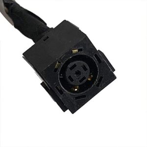 GinTai DC Power Jack in Cable Plug Replacement for DELL Alienware 17 51m P38E DC301012T00 CHA01 DF23M 0DF23M/for Dell Alienware Area-51m R2