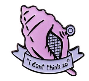 generic spectre pins magic conch shell i don't think so spongebob squarepants enamel pin