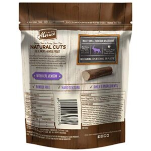 Merrick Natural Cuts Rawhide Free Dog Treats Filled Chew Made with Real Meat and Whole Foods, Venison, 0.56 pounds