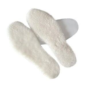 okayda australian sheepskin insoles cozy & warm wool shearling insole unisex for shoes, slippers, boots, sneakers (woman 10)