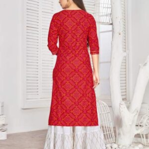 Indian Kurti for Womens With Palazzo/Pant | Rayon Embroidered Kurta Partywear Kurtis Dress For Women Tops Tunic