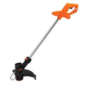 black+decker string trimmer, 13-inch, 4 amp (best935), orange