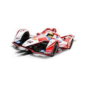 Scalextric Fomula E Spark SRT05e Mahindra Racing 1:32 Slot Race Car C4285, Red & Gray