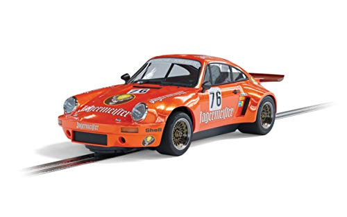 Scalextric Porsche 911 3.0 RSR Jagermeister 1:32 Slot Race Car C4211 Orange