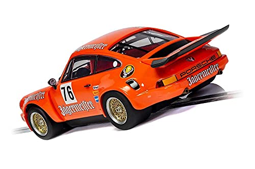 Scalextric Porsche 911 3.0 RSR Jagermeister 1:32 Slot Race Car C4211 Orange