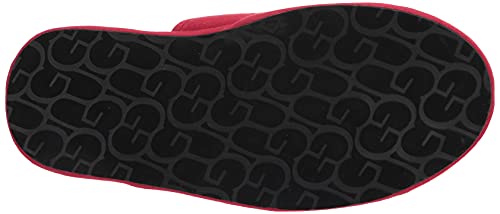 UGG Men's Scuff Graphic Band Slipper, Samba RED, 12