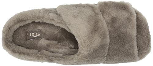 UGG Men's Fluff That Slipper, Burnt Olive, 9