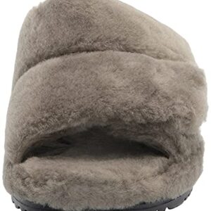 UGG Men's Fluff That Slipper, Burnt Olive, 9