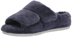 ugg men's fluff that slipper, dark sapphire, 12