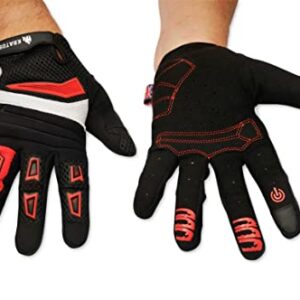 Kratos Anti-Slip Cycling Gloves for Men and Women, Touchscreen Breathable Bicycle Gloves| Mountain Bike Gloves for BMX ATV MTB Riding, Road Racing, Bicycle, Boating.