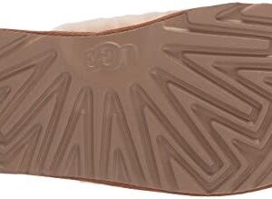 UGG Girls K Fluff Yeah Clog Slipper, Natural, 6 Big Kid