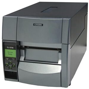 citizen cl-s700ii, printer, grey cl-s700ii, direct thermal /, w125657215 (cl-s700ii, direct thermal/thermal transfer, 203 x 203 dpi, 254 mm/sec, wired, grey)