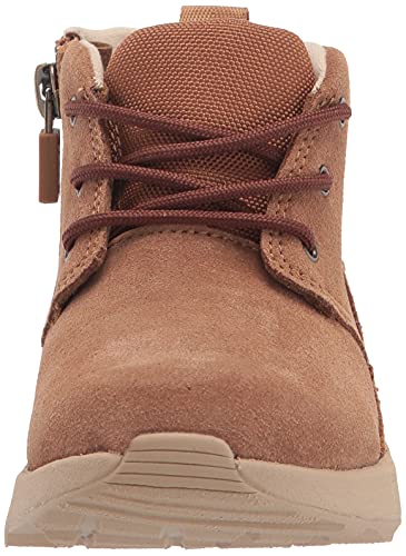 UGG K Canoe III Weather Sneaker, Chestnut Suede, 5 US Unisex Big Kid