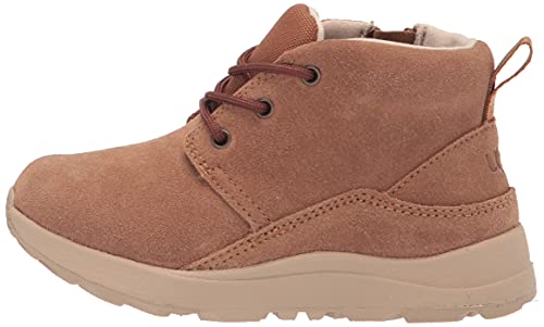 UGG unisex child T Canoe Iii Weather Sneaker, Chestnut Suede, 7 Toddler US