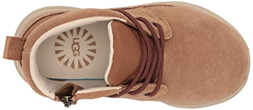 UGG unisex child T Canoe Iii Weather Sneaker, Chestnut Suede, 7 Toddler US