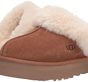 UGG Women's DISQUETTE Slipper, Chestnut, 10