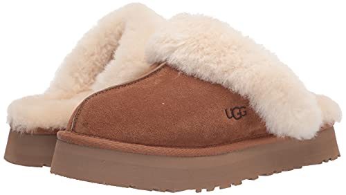 UGG Women's DISQUETTE Slipper, Chestnut, 10