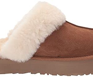 UGG Women's DISQUETTE Slipper, Chestnut, 10