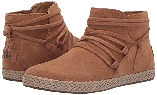 UGG Women's Rianne Fashion Boot, Chestnut Suede, 6