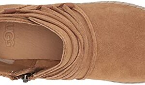 UGG Women's Rianne Fashion Boot, Chestnut Suede, 6